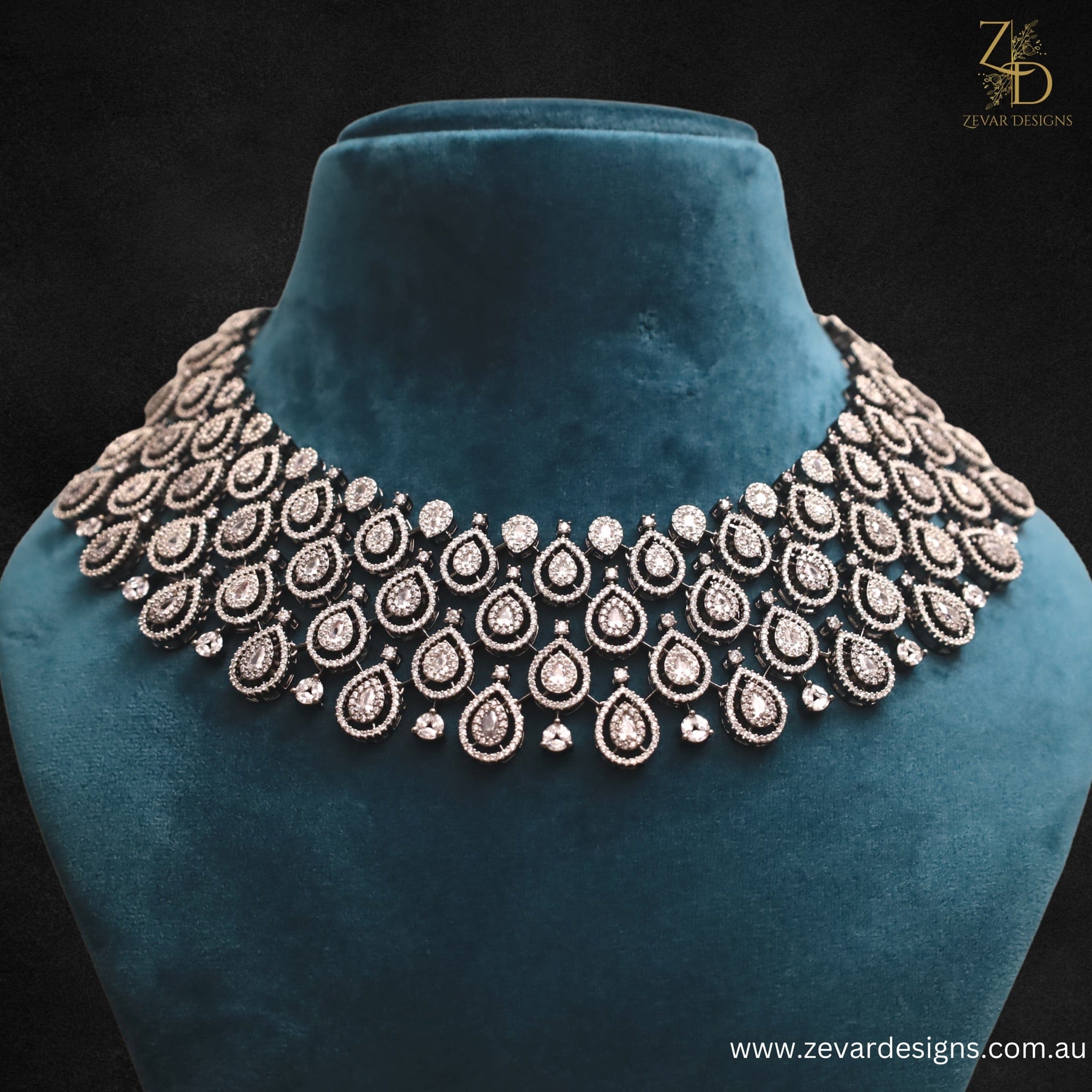 Zirconia/AD Necklace Sets | Zevar Designs - Australia’s Premium Fashion ...